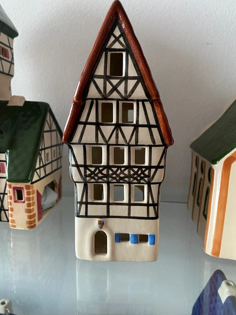 LEYK LICHTHÄUSER WAPPENHAUS Unikat Neuwertig*Dach Braun EUR 55,00 - PicClick DE