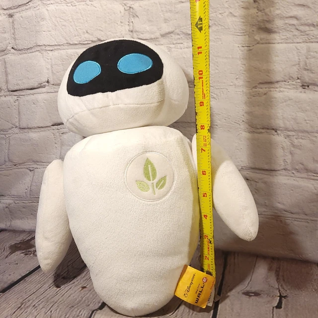 DISNEY STORE PIXAR Wall-E Wall E Eva Eve Plush Robot 12" Poseable £22. ...