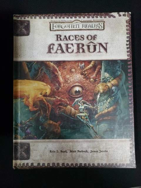 RACES OF FAERUN (Dungeons & Dragons d20 3.0 Fantasy Roleplaying ...