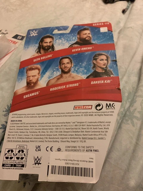 WWE RODERICK STRONG Wrestling Figure-Basic Series 116-Mattel-Excellent ...