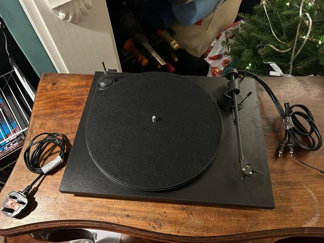 PRO-JECT PRIMARY E Phono Black Turntable Vinyl Record Player Ideal XMAS ...