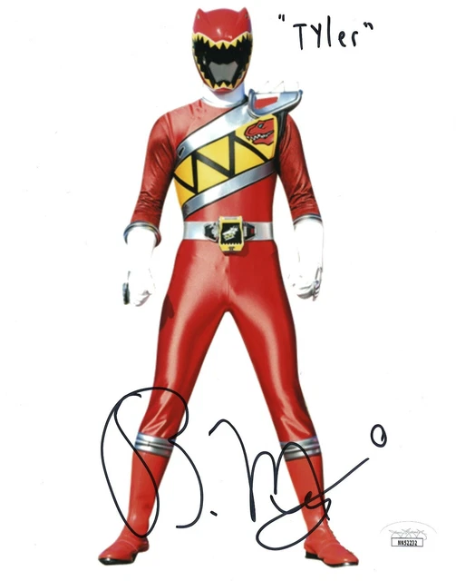POWER RANGERS DINO Charge- Brennan Mejia signed Red Ranger 8x10 photo ...