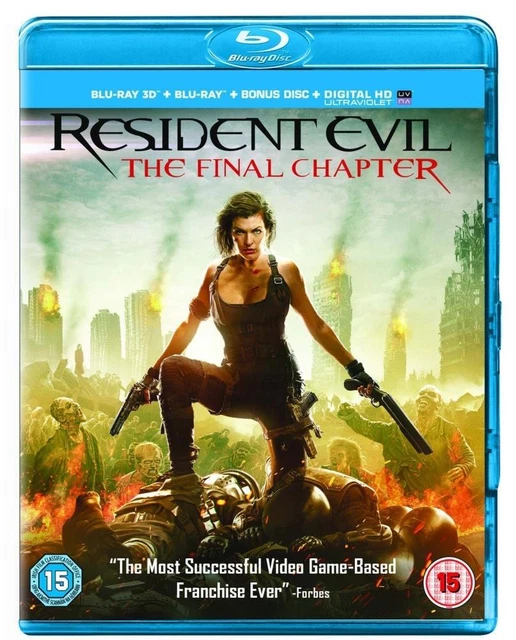 RESIDENT EVIL: THE Final Chapter Milla Jovovich DVD Free UK P&P Top-quality £15.97 - PicClick UK