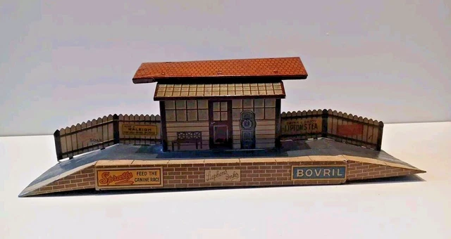 BING SPUR 0 - uralte Rail Station Blech Bahnhof 20er Jahre englischer ...