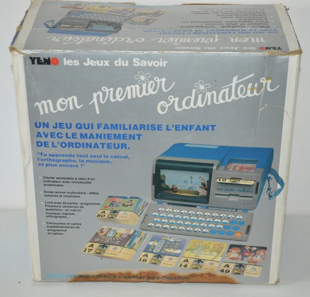 ANCIEN JEU ÉLECTRONIQUE Savoir Mon premier ordinateur YENO Vintage 80 EUR 14,99 - PicClick FR