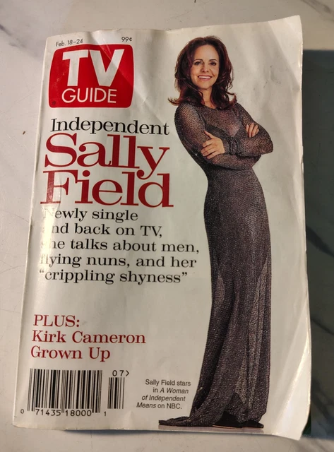 TV GUIDE MAGAZINE Vintage Feb. 18-24th 1995 Sally Field Kirk Cameron £6 ...