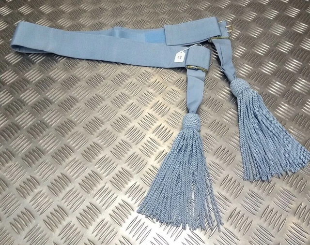 RAF DISTRIBUTION OFFICIERS Royal Air Force Cérémonial Bleu Taille Sash ...