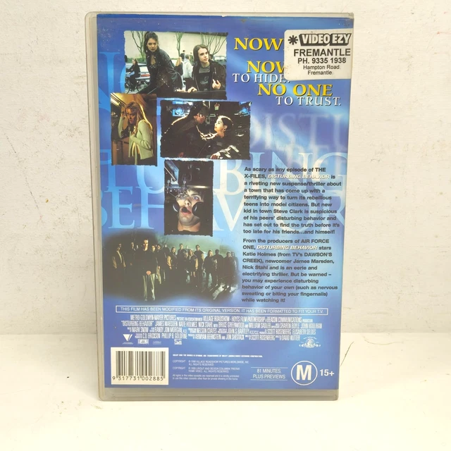 DISTURBING BEHAVIOUR - Big Box Ex Rental - VHS Tape $20.50 - PicClick AU