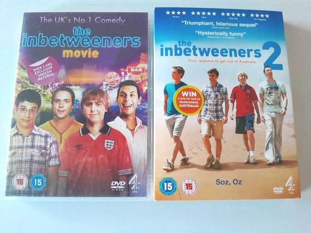 THE INBETWEENERS MOVIE 1 And 2 (DVD, 2011, 2014) 3 Disc Bundle. Simon ...