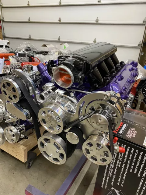 6.2 LS CHEVY 6.2L 510-625hp COMPLETE CRATE ENGINE PRO-BUILT LQ LS2 LS6 ...