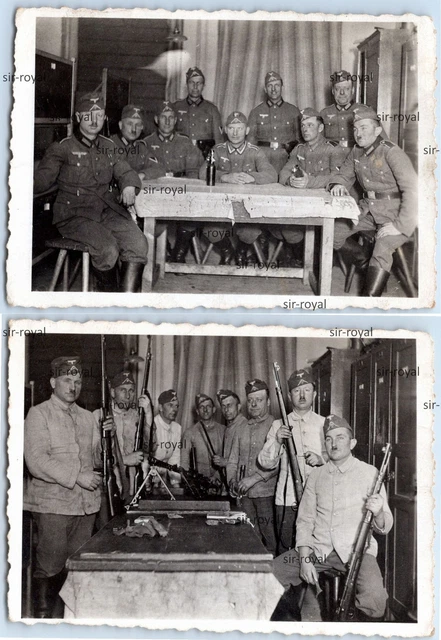 2X TILSIT OSTPREUSSEN 1940 - Wehrmacht Soldaten in Boyen Kaserne - WK2 ...