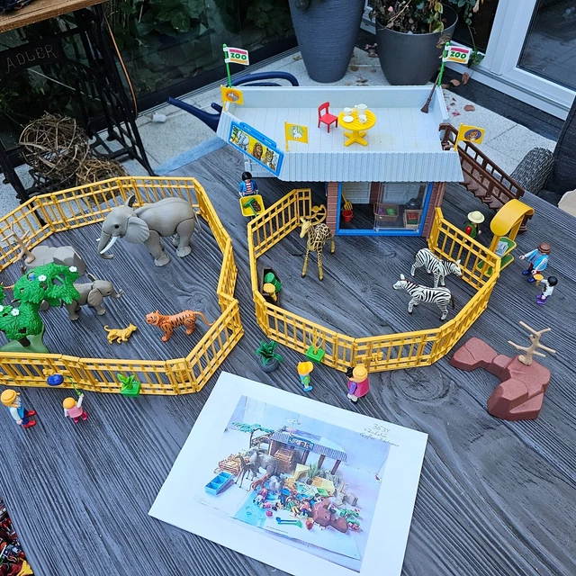 PLAYMOBIL 3634 GROSSES Tierhaus ideal als Ergänzung zu einem Zoo EUR 15 ...