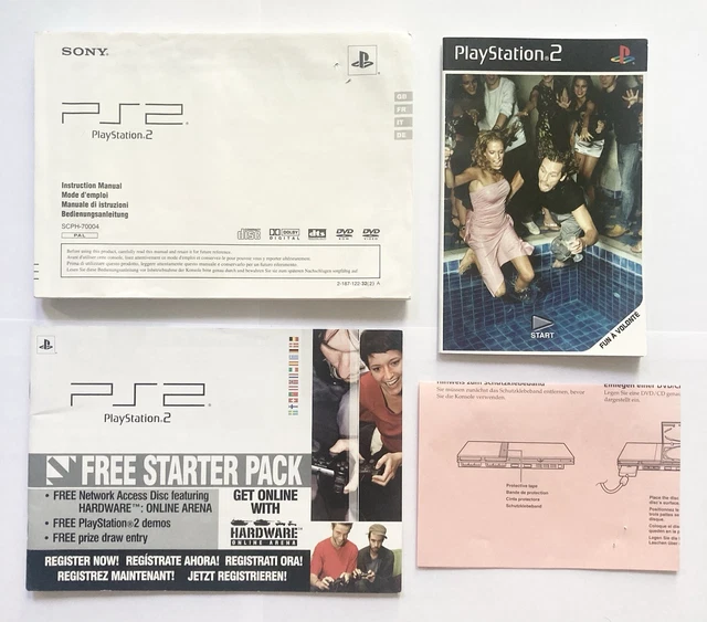 MANUEL MODE D’EMPLOI Livret PUB Console Sony Playstation 2 PS2 SLIM SCPH-70004 + EUR 19,90 ...