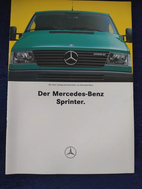 MERCEDES BENZ SPRINTER Prospekt 01.1995 EUR 8,99 - PicClick DE
