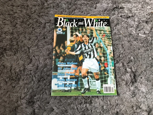 BLACK AND WHITE newcastle united magazine issue 50 £2.50 - PicClick UK