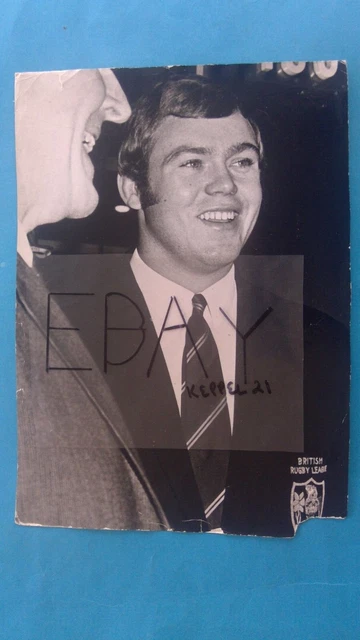 RUGBY LEAGUE PRESS Photo Great Britain Mal Reilly 1970 $30.00 - PicClick AU