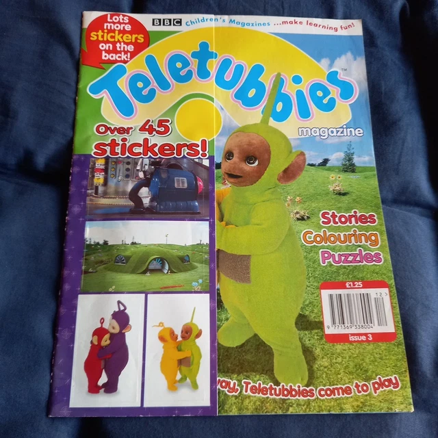 HIGHLY COLLECTABLE, 1997 Teletubbies Magazine With Stickers, Issue 3 £ ...