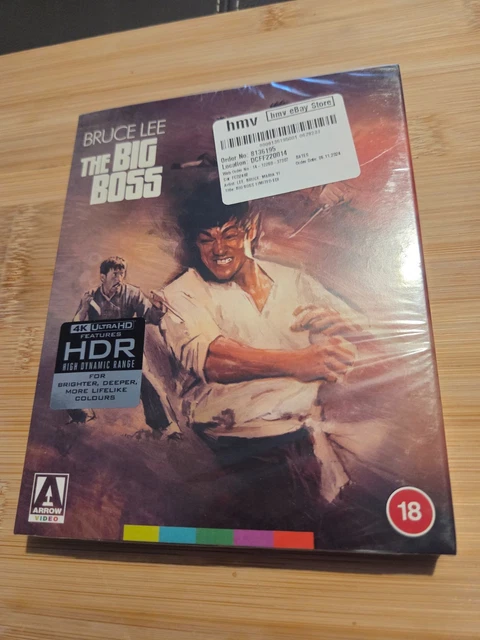 BRUCE LEE THE Big Boss 4K Ultra Hd Blu Ray(New&Sealed)Ltd Edition Arrow ...