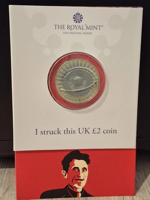 🔥 RARE 🔥 2025 George Orwell Strike Your Own £2 BU Coin Royal Mint Experience. £20.52 - PicClick UK