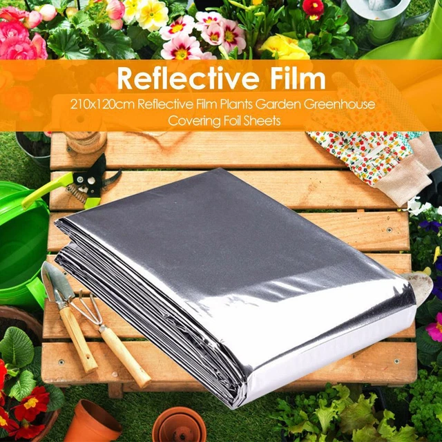 PLANT REFLECTIVE FILM Garden Wall Film Covering Sheet Hydroponic Plant ...