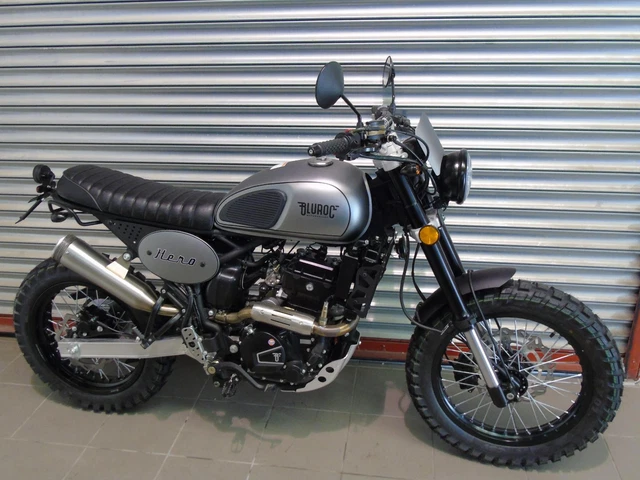 BULLIT BLUROC MOTORCYCLES Hero 250cc 2025 Brand New Retro Modern ...