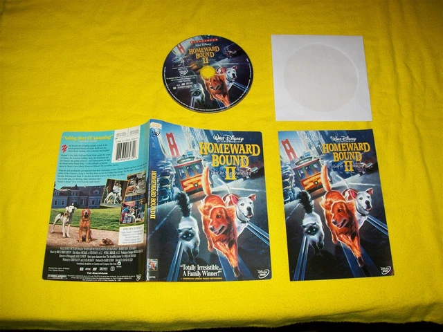 HOMEWARD BOUND II Lost In San Francisco Dvd Disc & Backer Only No Case ...