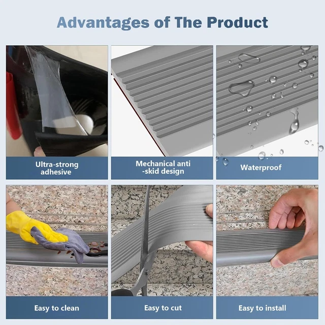 ENHANCE SAFETY WITH Highly Sticky Rubber Stair Nosing Simple ...