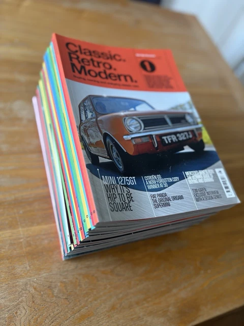 CLASSIC RETRO MODERN Magazine Collection- 24 Magazines issue 1-23 (#6x2 ...