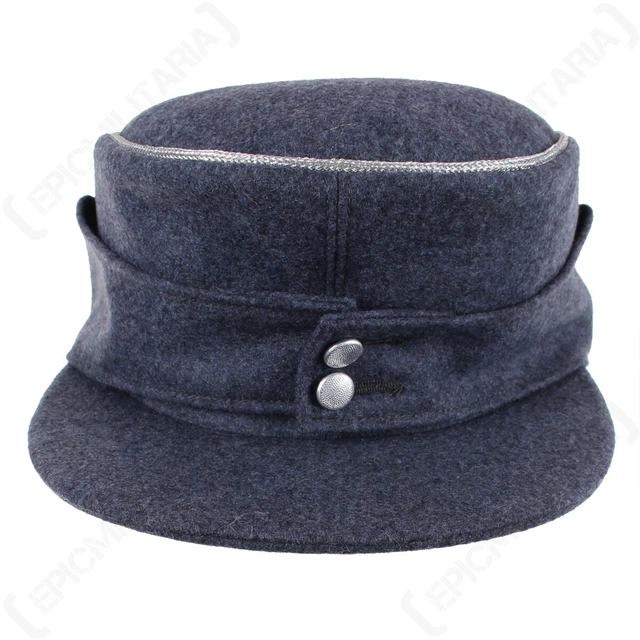 WW2 GERMAN M43 Luftwaffe Officers Cap by Erel - Blue Grey 100% Wool ...