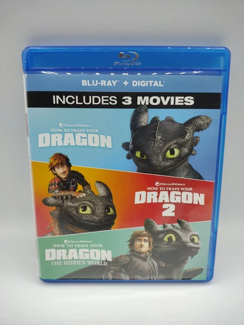 HOW TO TRAIN Your Dragon: 3-Movie Collection - Blu-ray + Dvd £9.45 - PicClick UK
