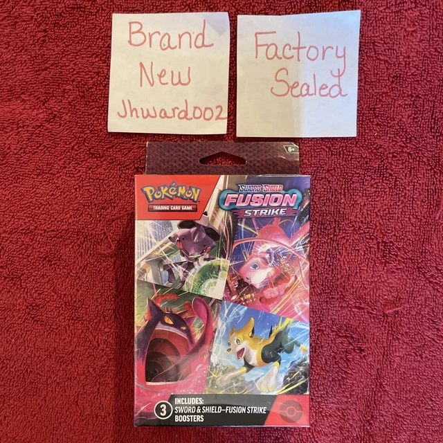 POKEMON TCG FUSION Strike 3 Booster Pack Hanger Boîte NEUF Scellé en ...