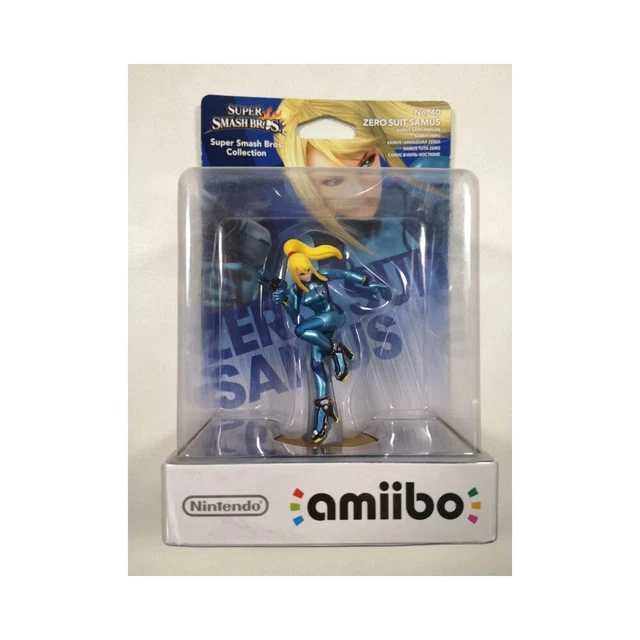 AMIIBO - N°40 Smash Samus Sans Armure - NEUF SOUS BLISTER - ZERO SUIT ...