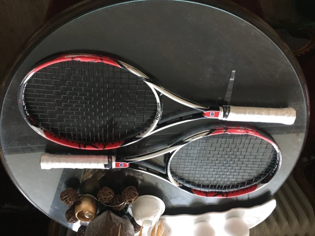 2X WILSON RF Pro Staff Six One KFactor 95 ncode Tennisschläger Racket ...