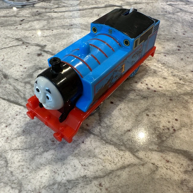 THOMAS AND FRIENDS Trackmaster Muddy Thomas Motorised Battery Operated ...
