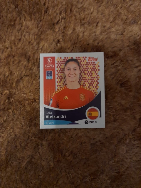 TOPPS UEFA WOMEN'S Euro 2025 Official Sticker Number 97 Laia Aleixandri ...