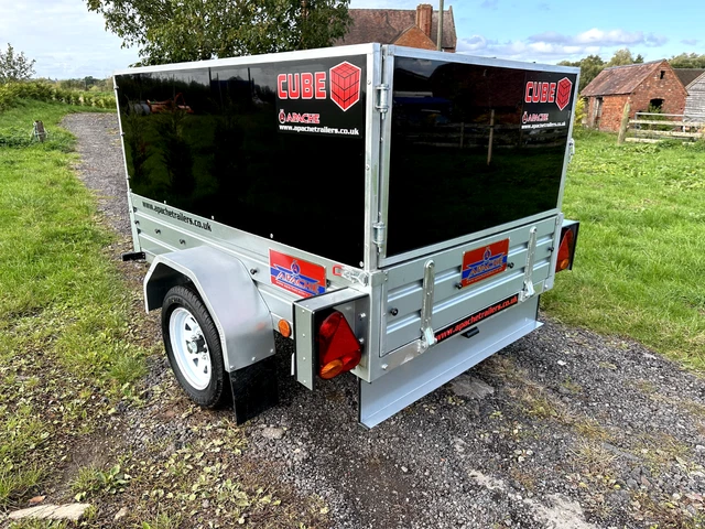 8X5 BOX TRAILER Mini Cube Brand New Trailer NATIONWIDE DELIVERY APACHE ...