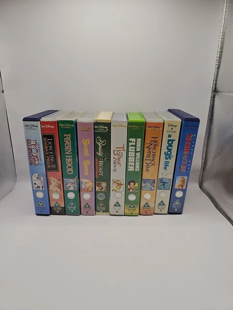WALT DISNEY CLASSICS VHS Bundle £20.48 - PicClick UK