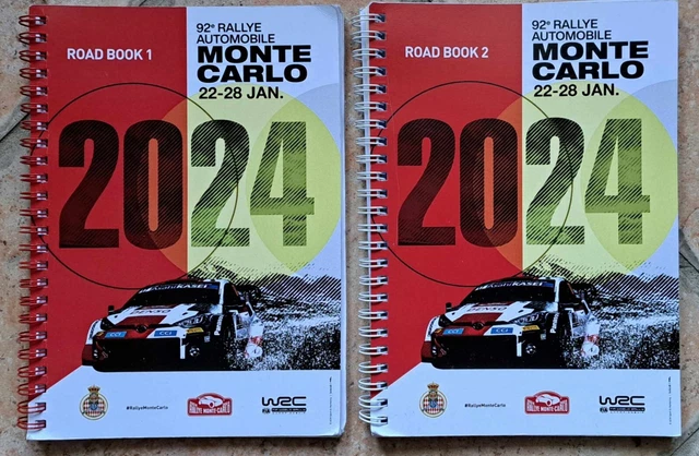 ROAD BOOK 92EME RALLYE MONTE CARLO 2024/Vainqueur : Thierry NEUVILLE ...