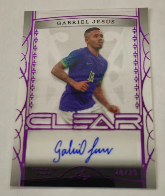 GABRIEL JESUS AUTOGRAFATA Card Numerata / 25 Carta Figurina 🔥 EUR 22,00 ...