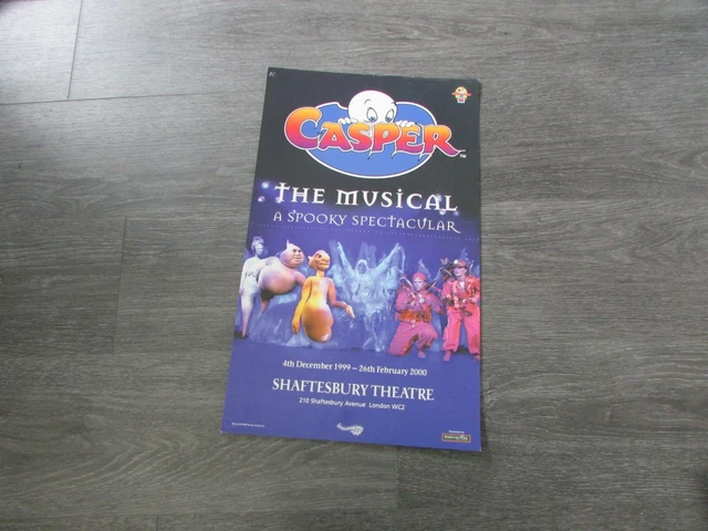 CASPER THE MUSICAL Spooky Spectacular 1999 Original Shaftesbury Theatre ...