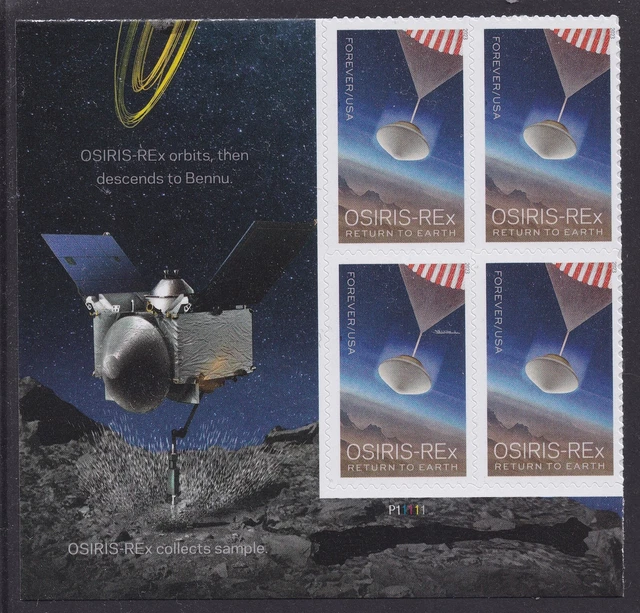 US 5820 OSIRIS-REX F Plaque Bloc 4 Ll MNH 2023 EUR 8,36 - PicClick FR
