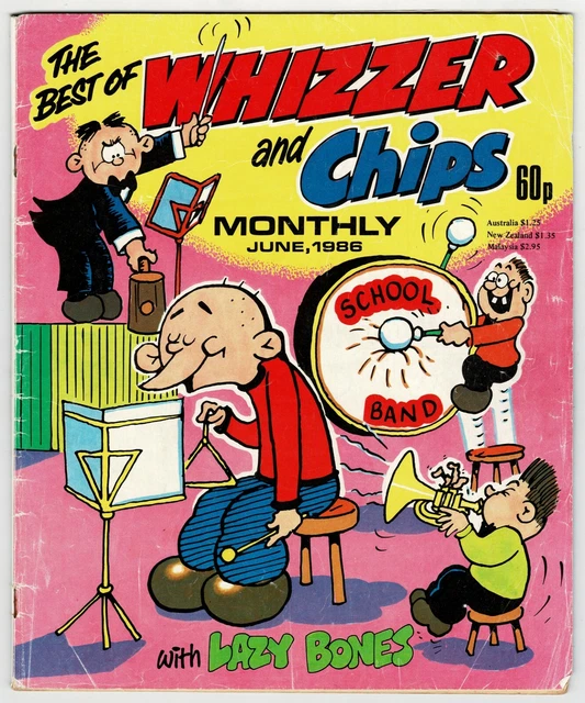 BEST OF WHIZZER & Chips comic June 1986 OddBall FussPot Sammy Shrink ...