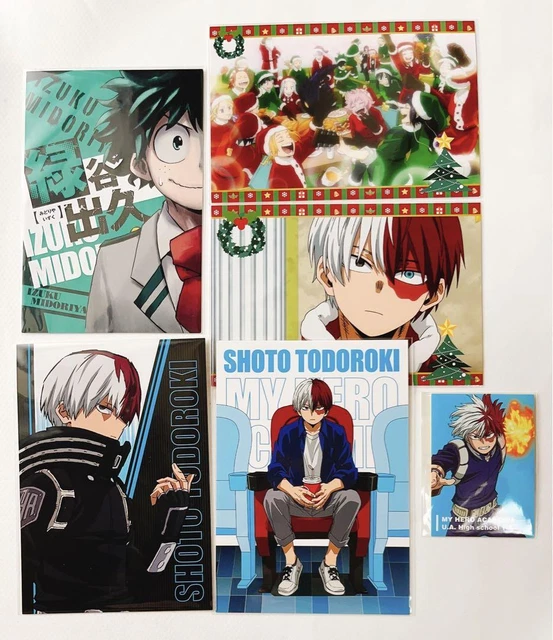 MY HERO ACADEMIA Hiroaka Shoto Todoroki Izuku Midoriya Postcard Set £17 ...