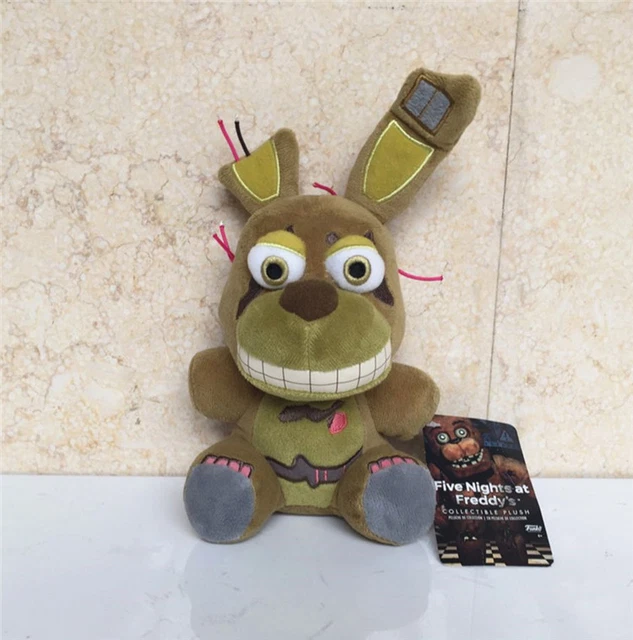 FIVE NIGHTS AT Freddys FNAF Springtrap Rabbit Green Plush Kids Stuffed ...