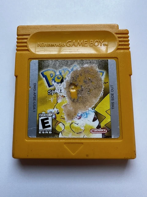 POKÉMON YELLOW VERSION Special Pikachu Edition (Nintendo Game Boy, 1999 ...