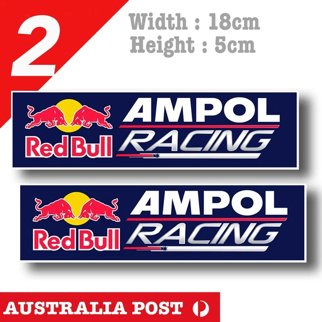 RED BULL AMPOL Racing , Red BULL AMPOL Racing Badge Stickers $7.80 ...