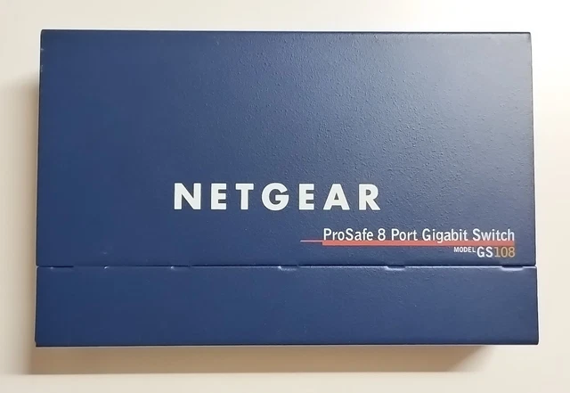 NETGEAR PROSAFE GIGABIT Switch Professionale Gs108 Schermato Ed In ...