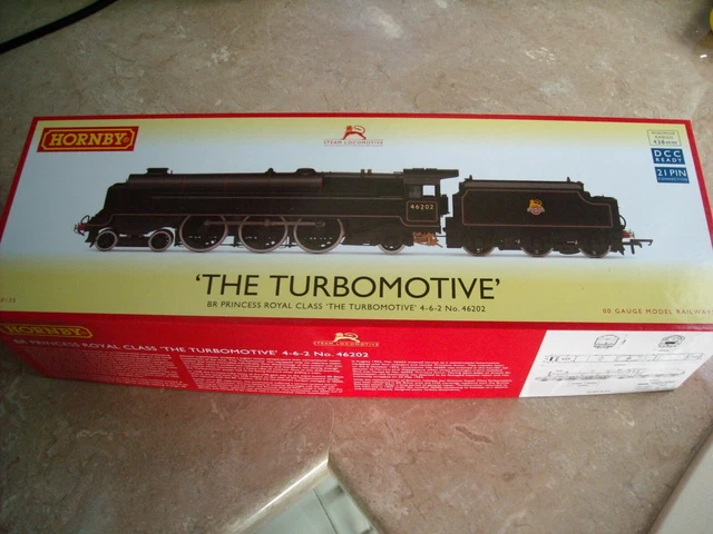 HORNBY R30135 BR Princess Royal Class 'The Turbomotive 46202 DCC Ready ...