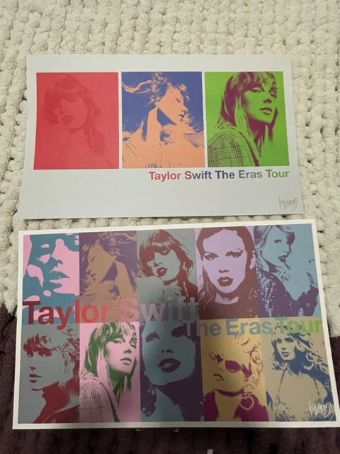 TAYLOR SWIFT THE Eras Tour VIP Merch Box Exclusive 2 Poster set - No ...