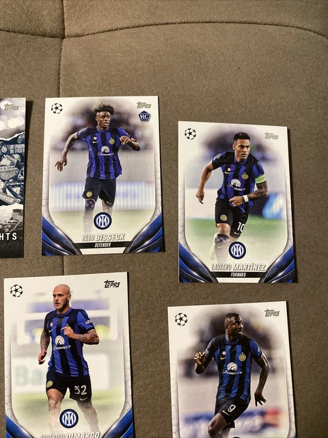 TOPPS UEFA UCC Flagship 2023 2024 Base Inter Barella Lautaro Bisseck Di ...